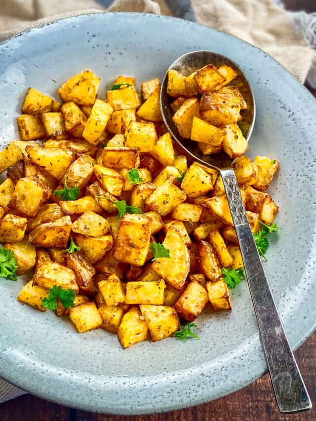 Air Fryer Cubed Potatoes - airfryerveg.com